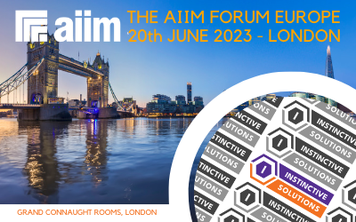 Instinctive to Speak At AIIM Forum 2023 - Instinctive Solutions